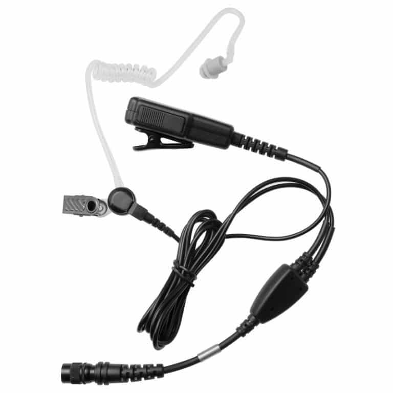 Entel HX Series 2.0 2 Wire Acoustic Tube Earpiece - Mic/PTT - Hirose ...