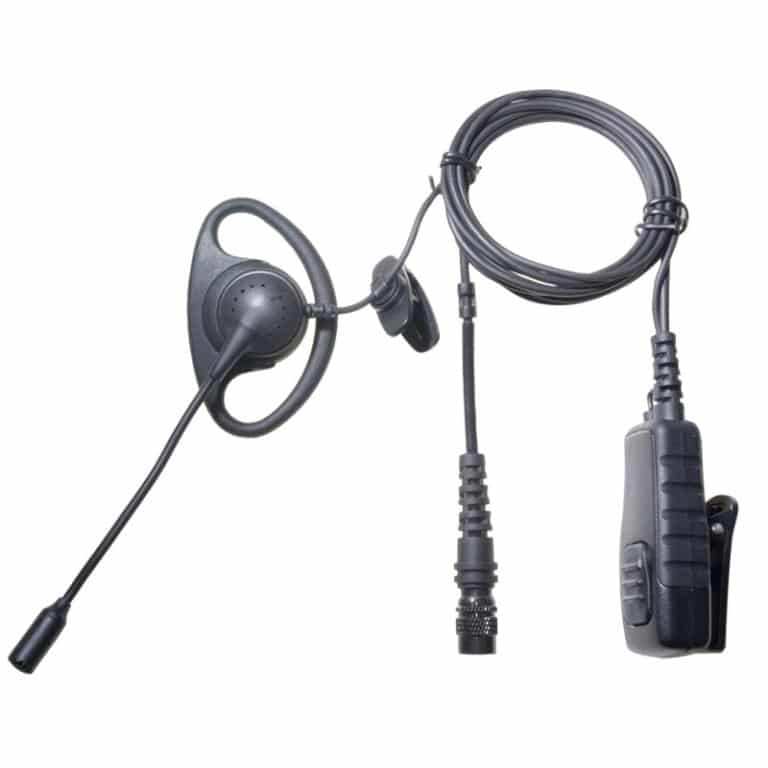 Hytera PD4/5,TC6 Series D Shape Earpiece With Boom Mic - Hirose ...
