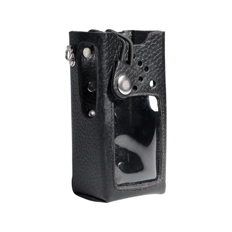 Hytera TC-700P Hard Leather Carry Case With Swivel Belt Clip - Two Way ...
