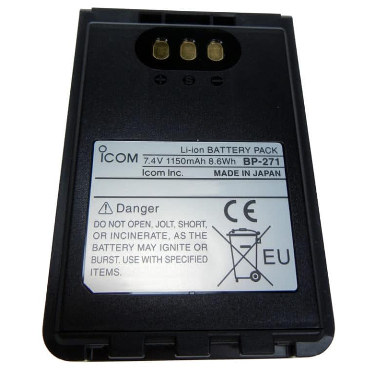 ICOM IP100H High Capacity Lithium Ion Battery - Two Way Accessories