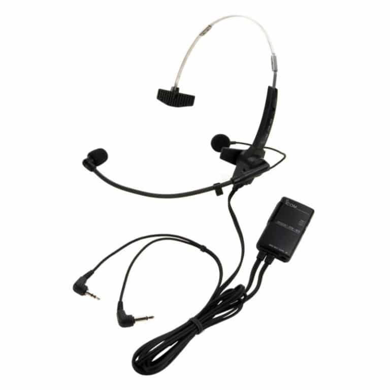 ICOM IC-F Series Lightweight Headset With VOX/TOT/PTT - Two Way Accessories