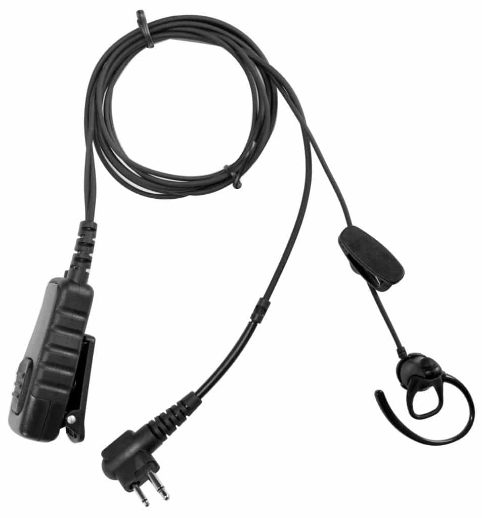 ICOM IC-F Series Bone Conduction Mic & Earpiece -2 Pin R/Angle - Two ...