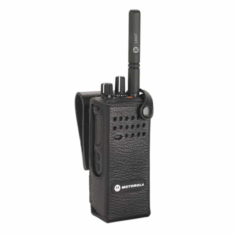 Motorola DP4400 Hard Leather Carry Case With 2.5 Swivel Belt Loop" - Two Way Accessories