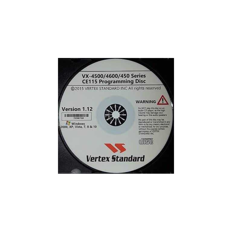 Vertex VX-450 Series Radio Programming Software - Two Way Accessories