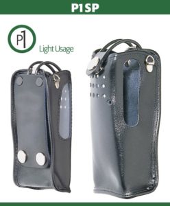 Motorola GP344/GP340 Soft Leather Case, Rubber T-Strap - Two Way Accessories