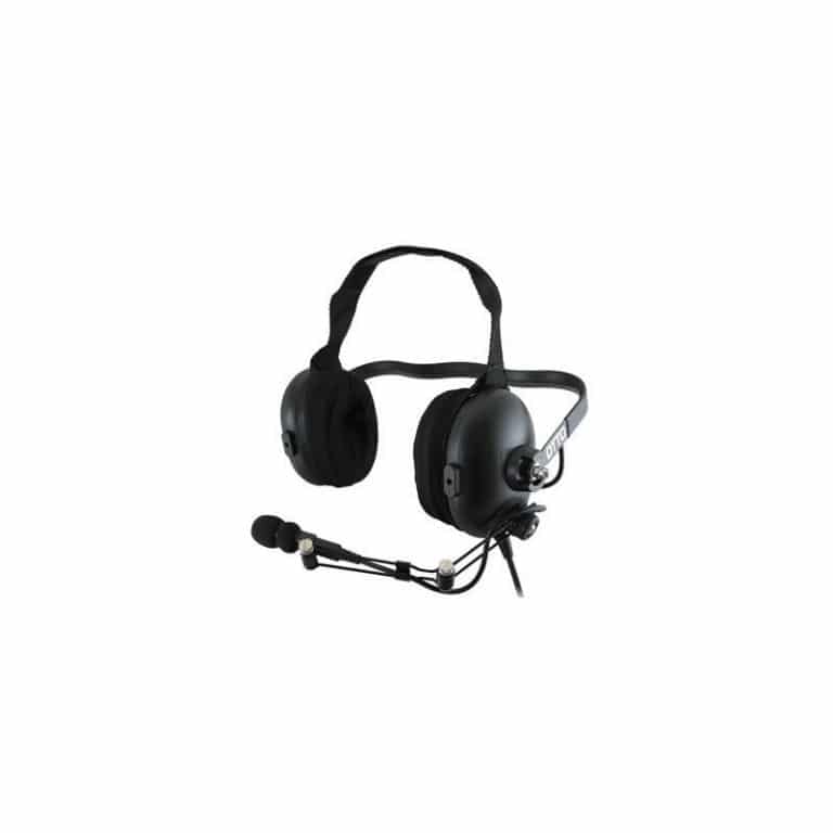 ICOM 2 Pin Behind Head Dual Heavy Duty Headset With PTT - Two Way ...