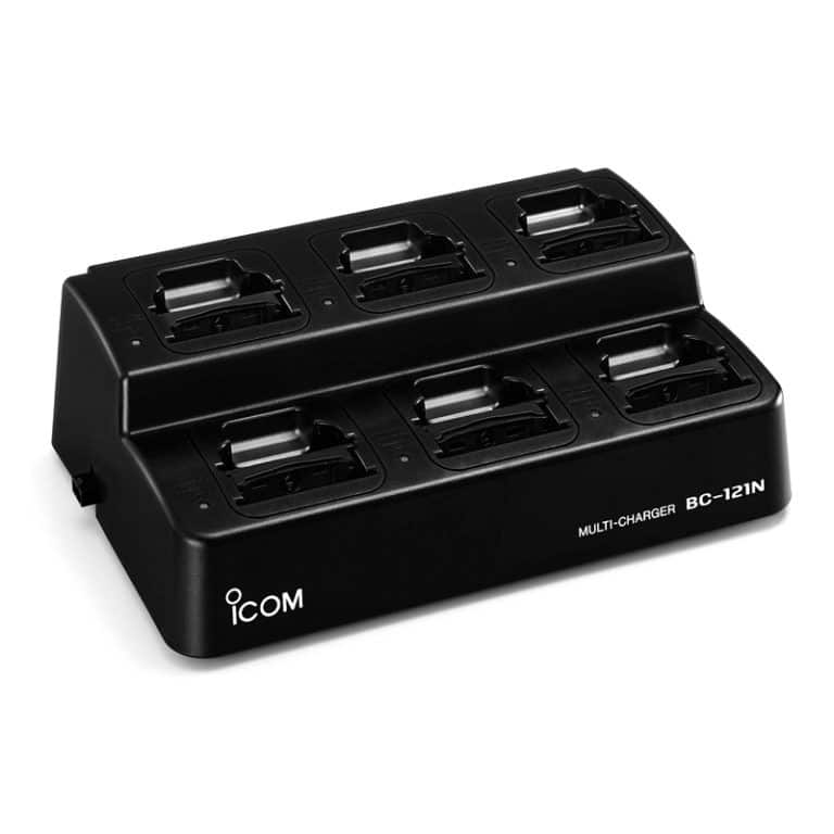 ICOM IC- F Series Six Way Desktop Battery Charger - Two Way Accessories