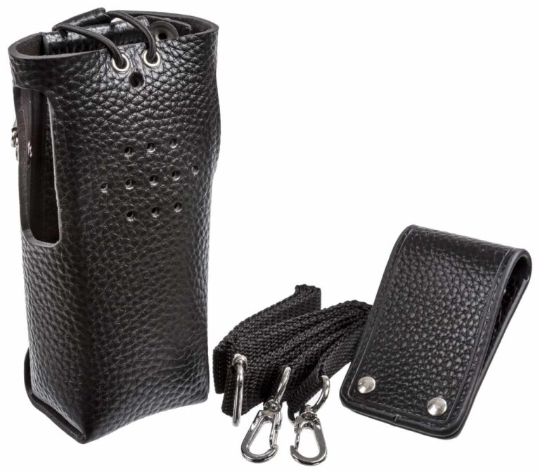 Hytera PD715Ex Leather Carry Case - Two Way Accessories