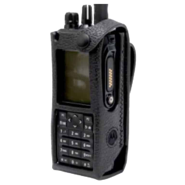 Motorola R7 Hard Leather Carry Case - Two Way Accessories